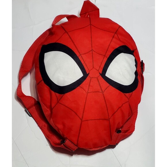 Marvel | Toys | Spiderman Head Plush Lined Backpack Marvel Adjustable ...